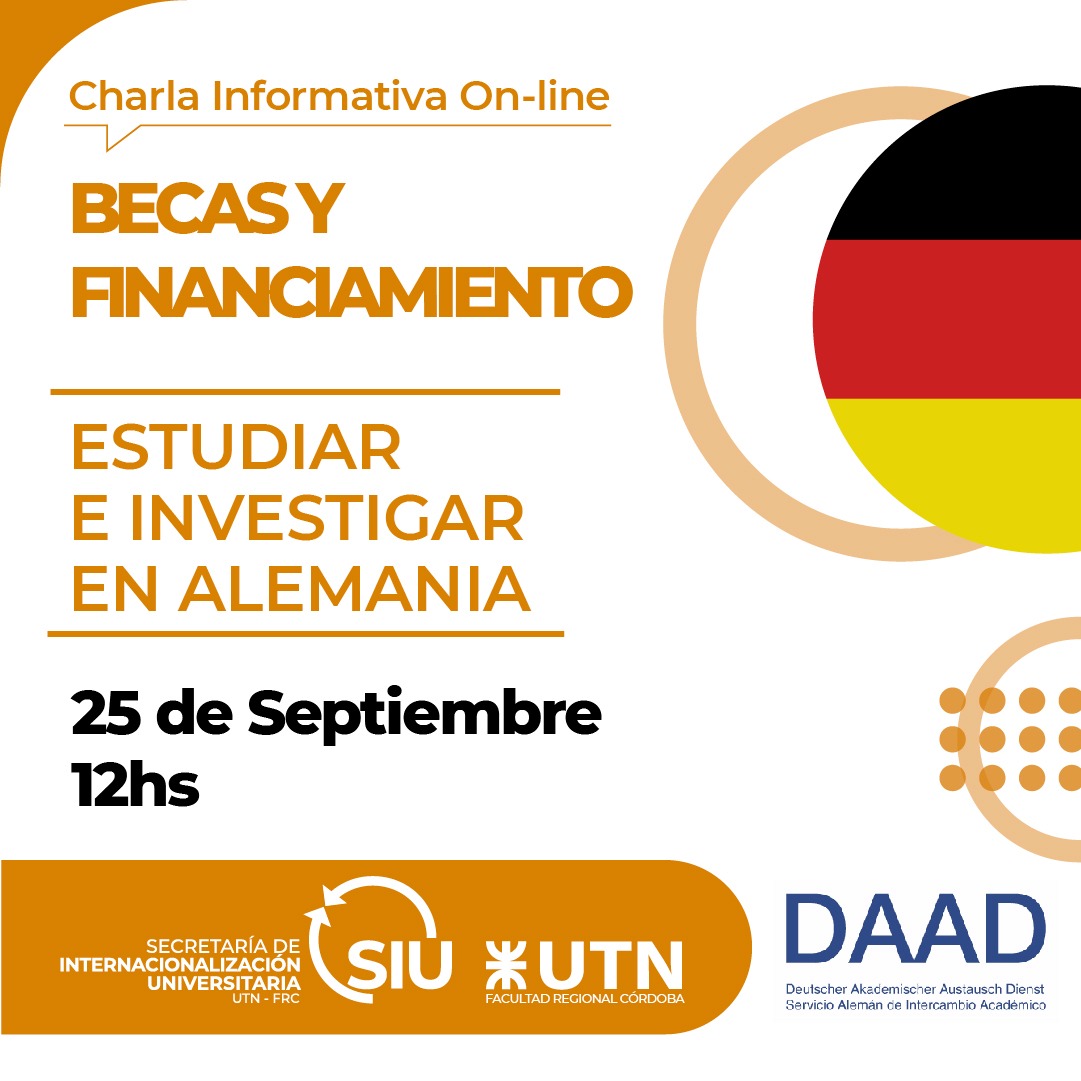 Becas y financiamiento. Estudiar e investigar en Alemania. – UTN Reconquista