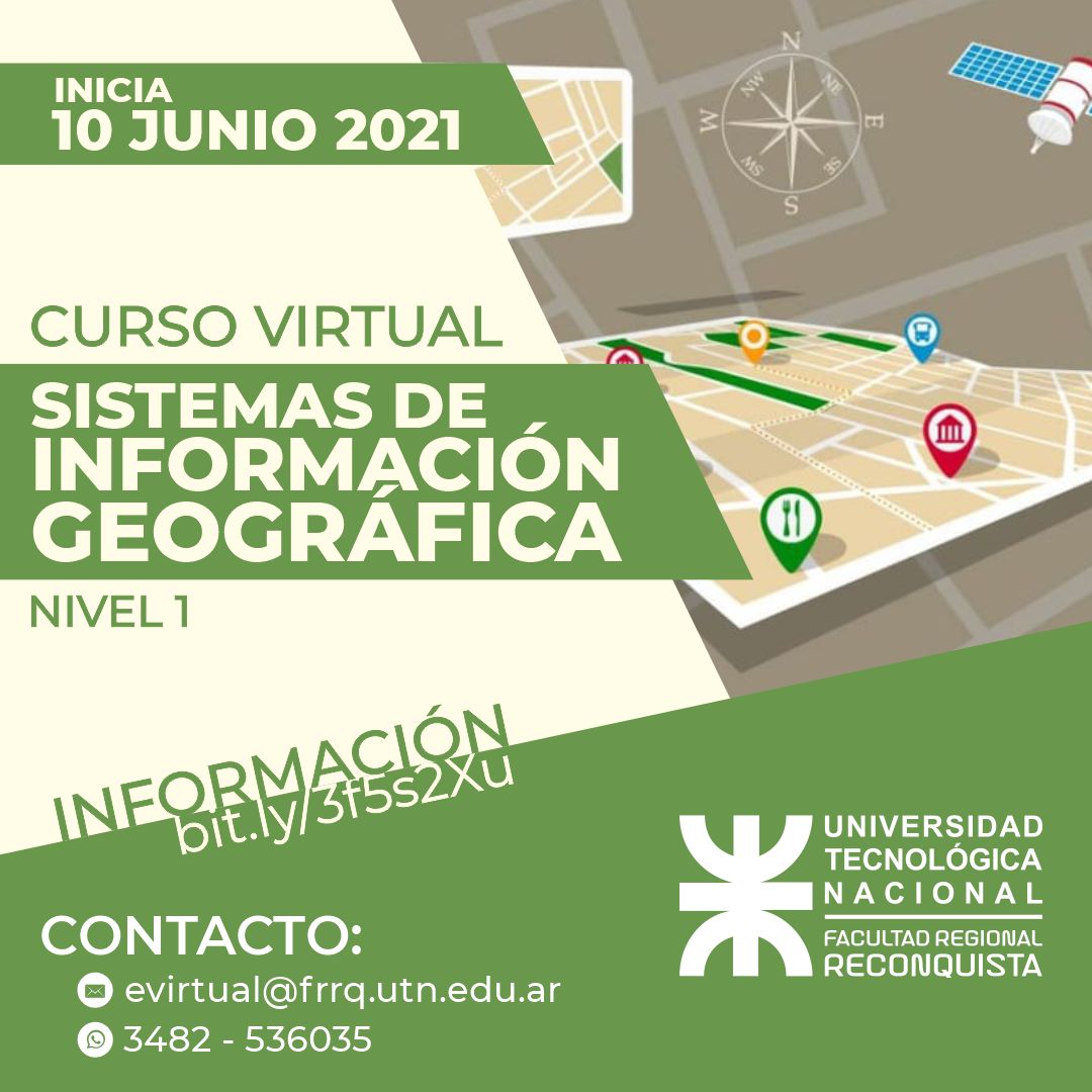 CURSO VIRTUAL “SISTEMAS DE INFORMACIÓN GEOGRÁFICA” – NIVEL 1 – UTN ...