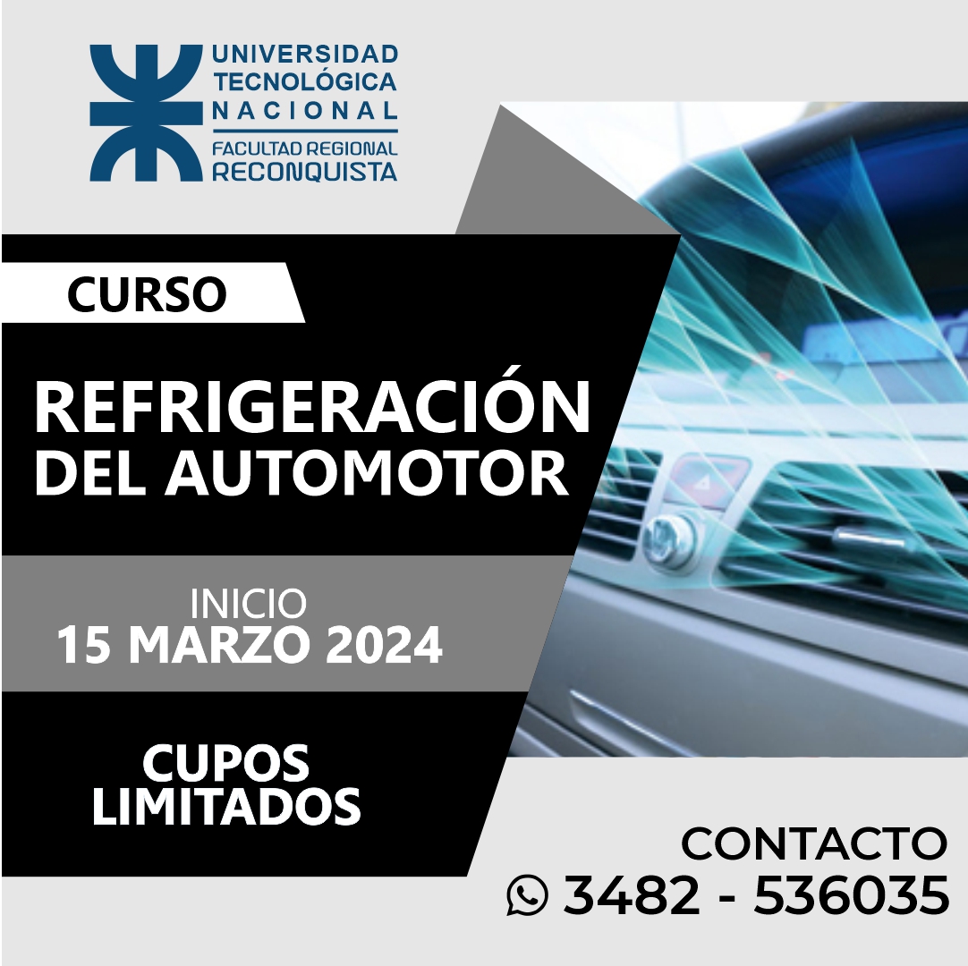 CURSO: REFRIGERACIÓN DEL AUTOMOTOR – UTN Reconquista
